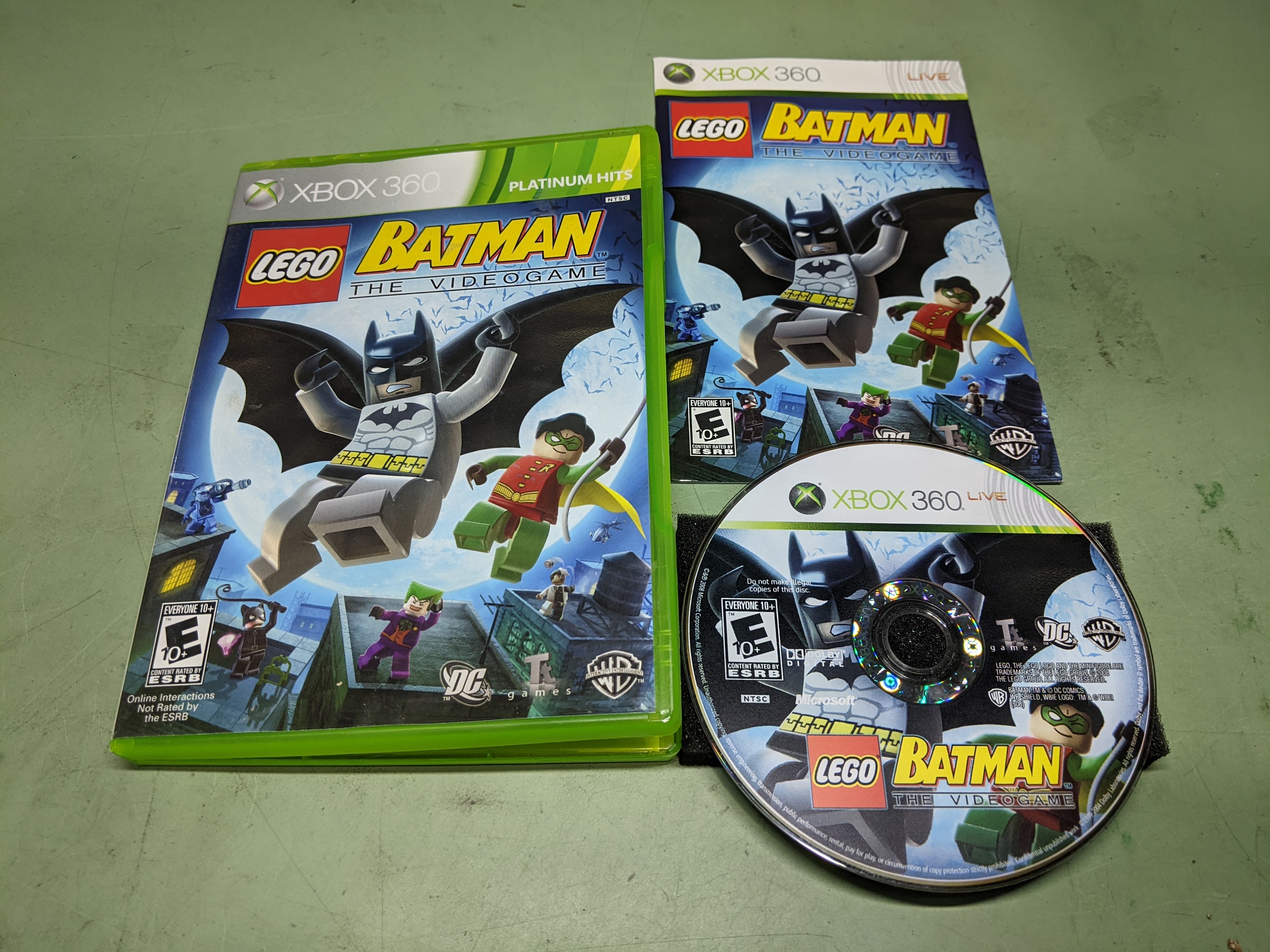 LEGO Batman The Video Game [Platinum Hits] Microsoft XBox360 Complete ...